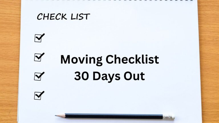 Moving Checklist 30 Days Out: Complete Guide | Hello Movers UAE